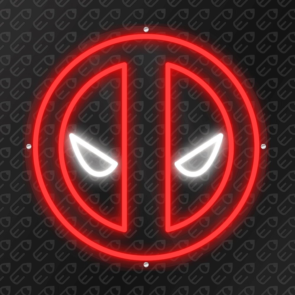 Néon LED mural - Deadpool – Dessine-moi un néon