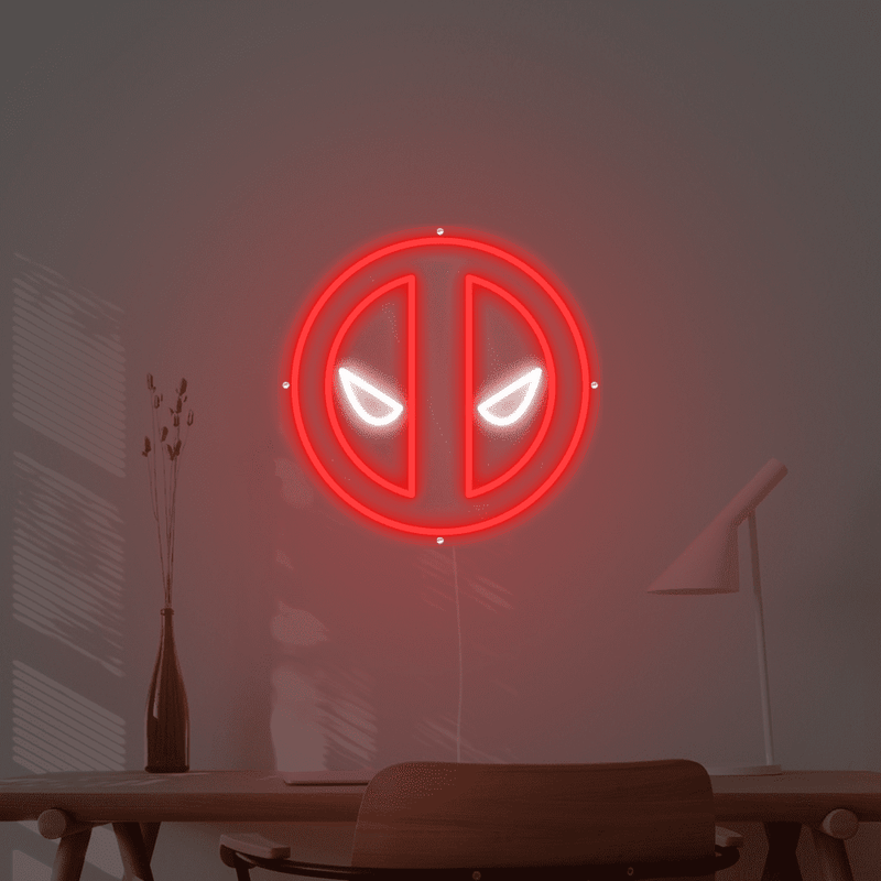 Néon LED mural - Deadpool – Dessine-moi un néon